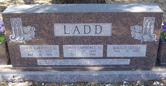 China Spring Cemetery » Ladd, Edwin, Lawrence, Sr. China Spring Cemetery » Ladd, Edwin, Lawrence, Sr.